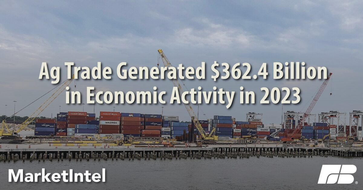 Agricultural Trade: Supporting U.S. Farms, Jobs and Communities ...