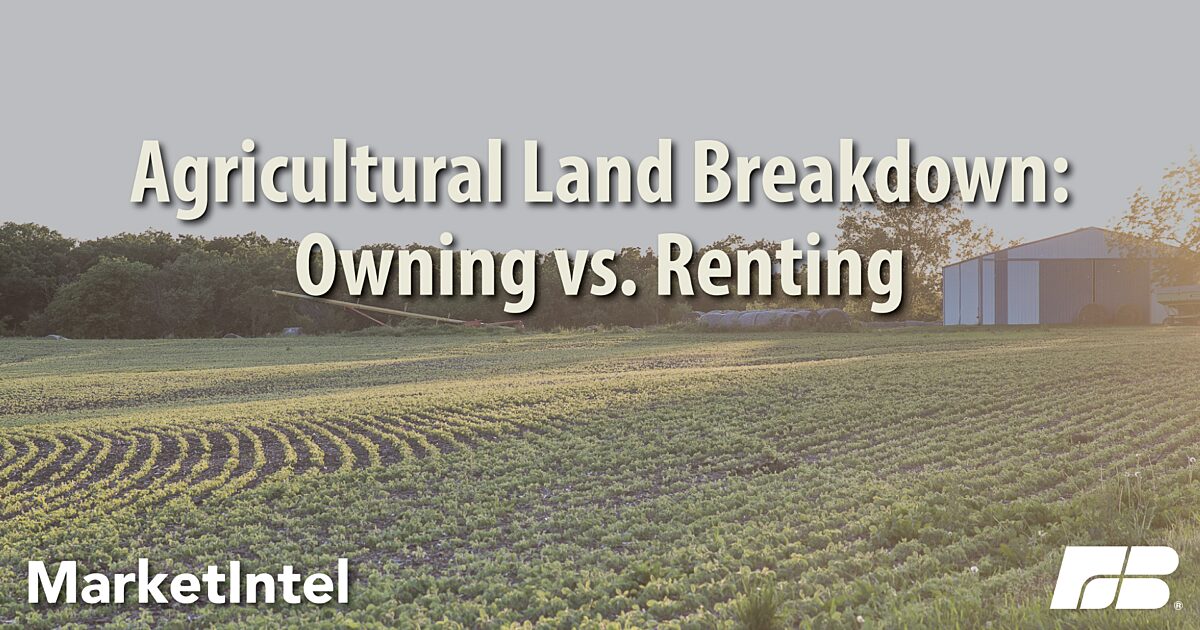 Agricultural Land: To Own or To Rent? | Market Intel | American Farm ...
