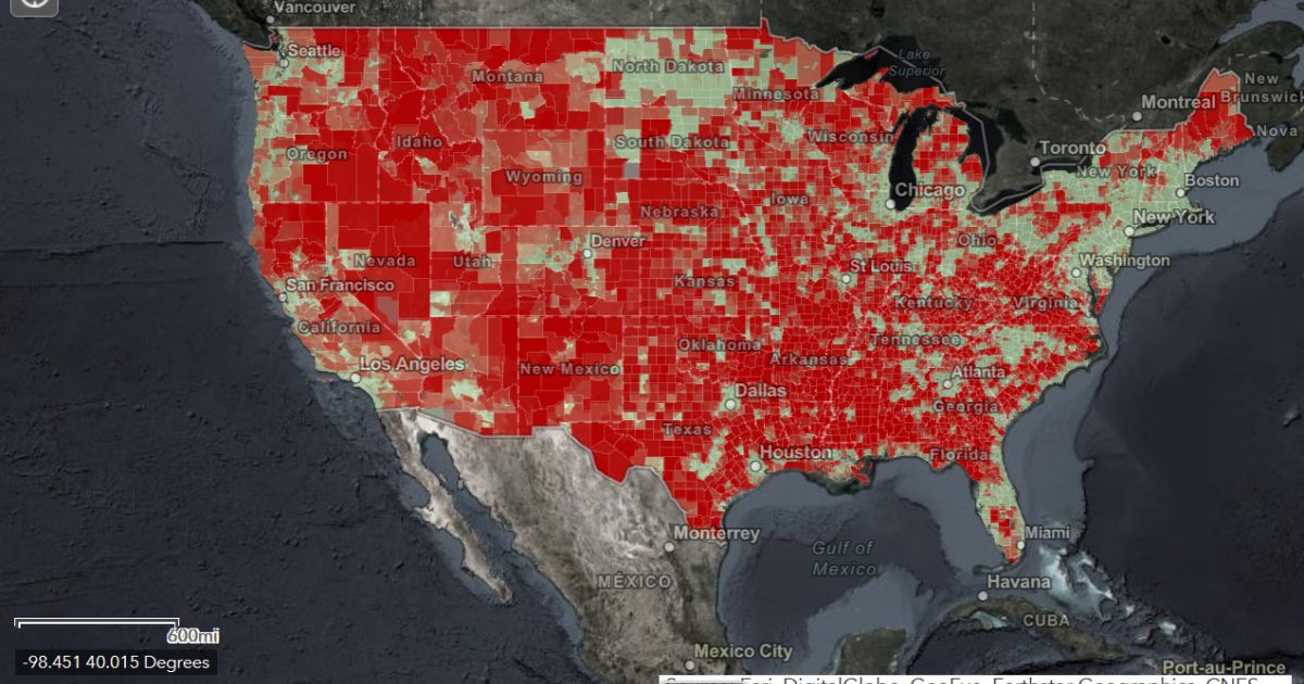 First-of-its-Kind Map Pulls From Various Data Sources to Highlight ...